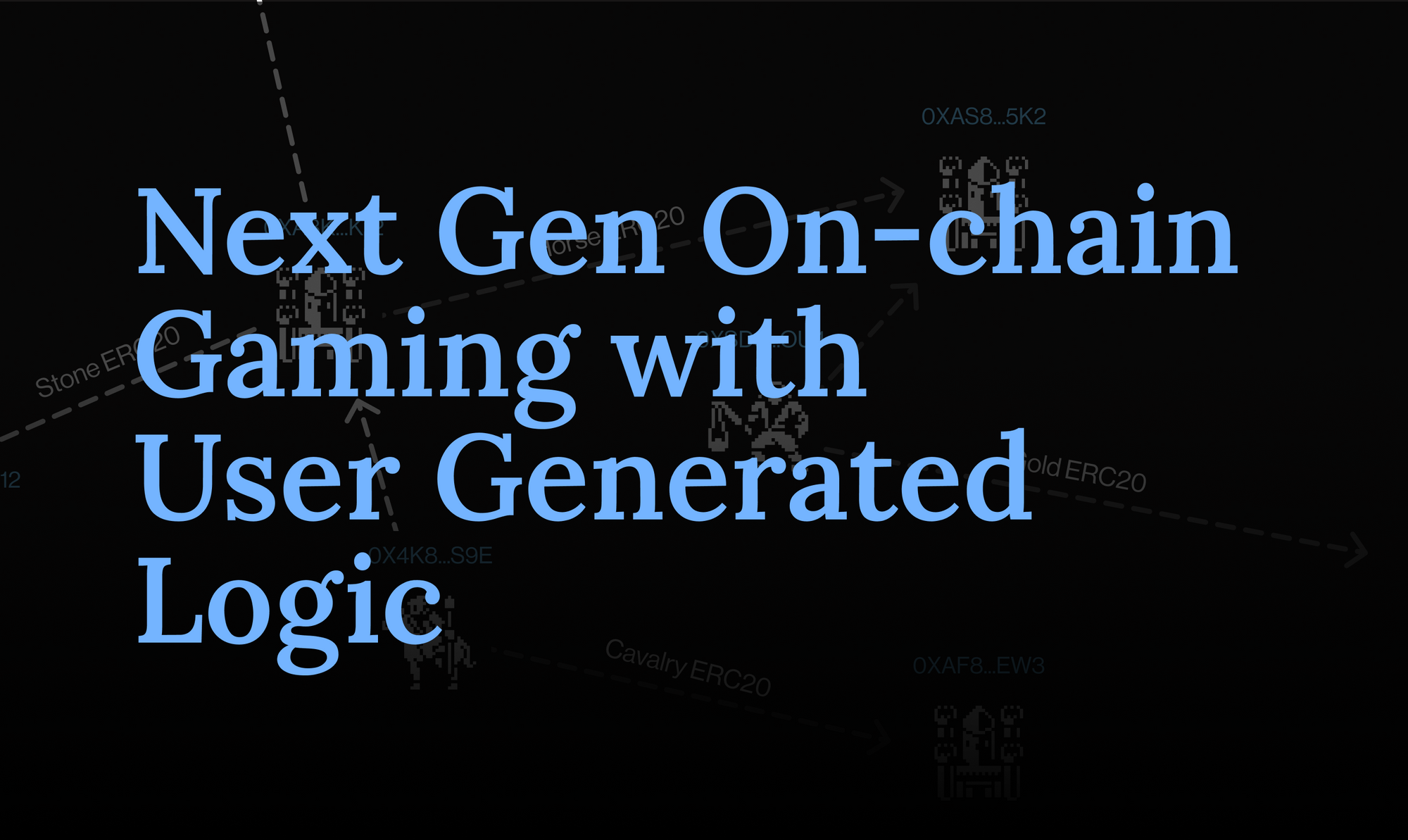 Next Gen Onchain Gaming With User Generated Logic